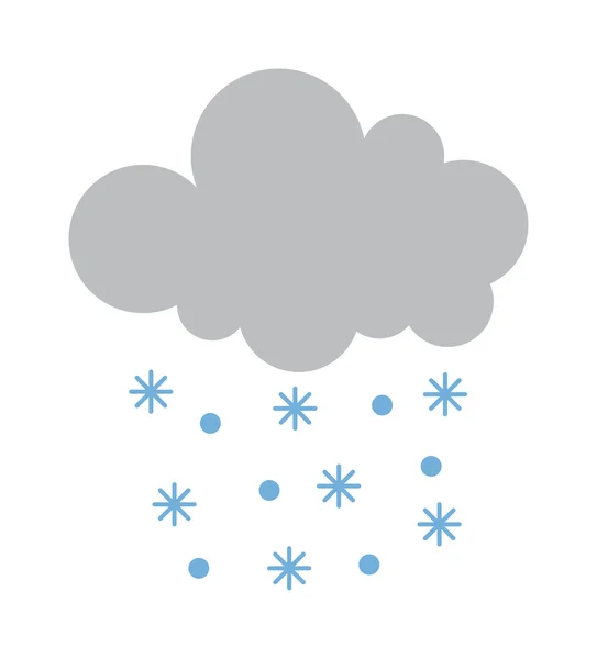 Snow cloud vector illustration. ⬇ Vector Image by © luplupme.gmail.com ...