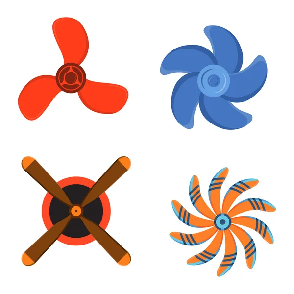 Propeller fan vector illustration fan propeller wind ventilator ...