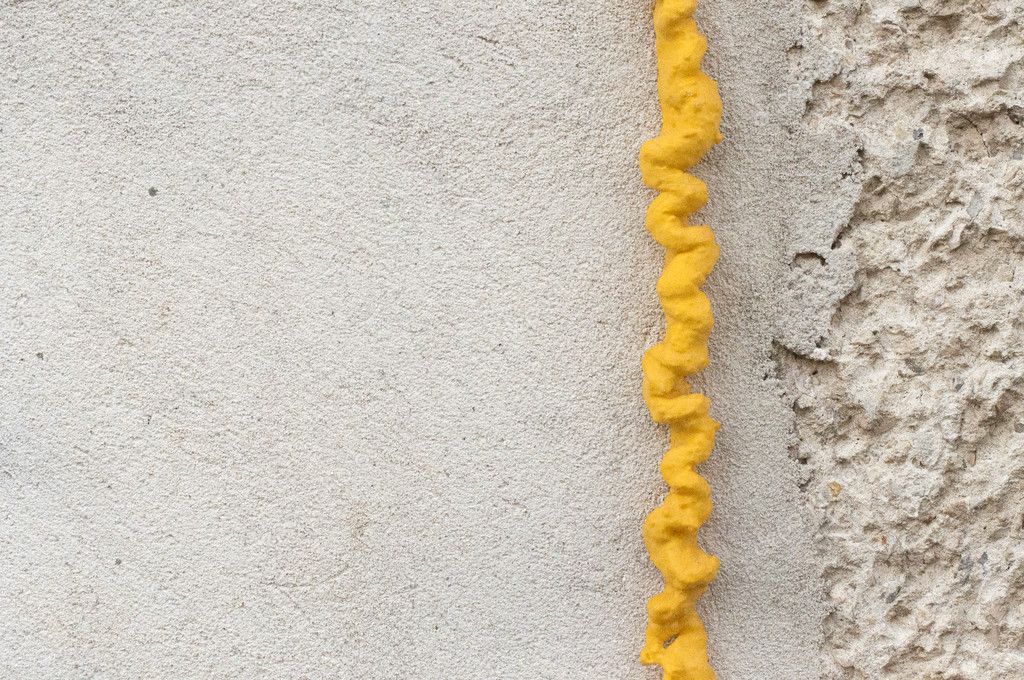 Polyurethane Foam Filled Crack Wall Stock Photo by ©plysuikvv.gmail.com ...