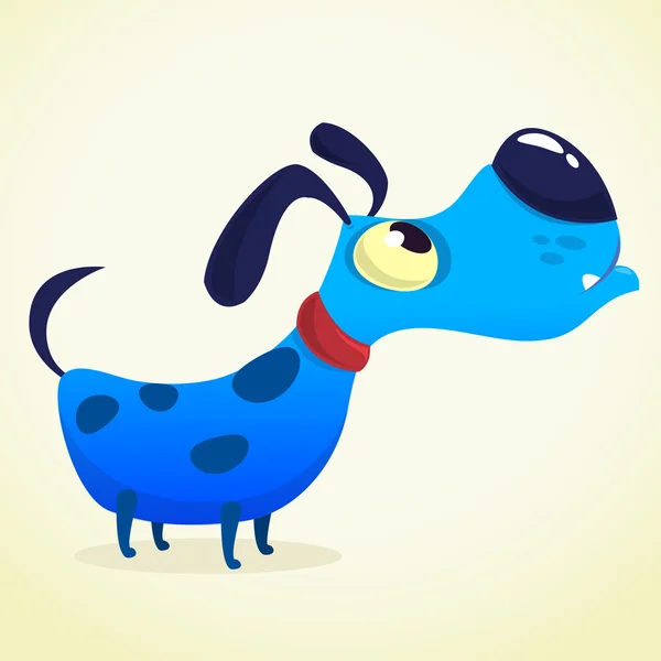 Cartoon Vector Illustration Cute Purebred Dachshund Dog Running His ...