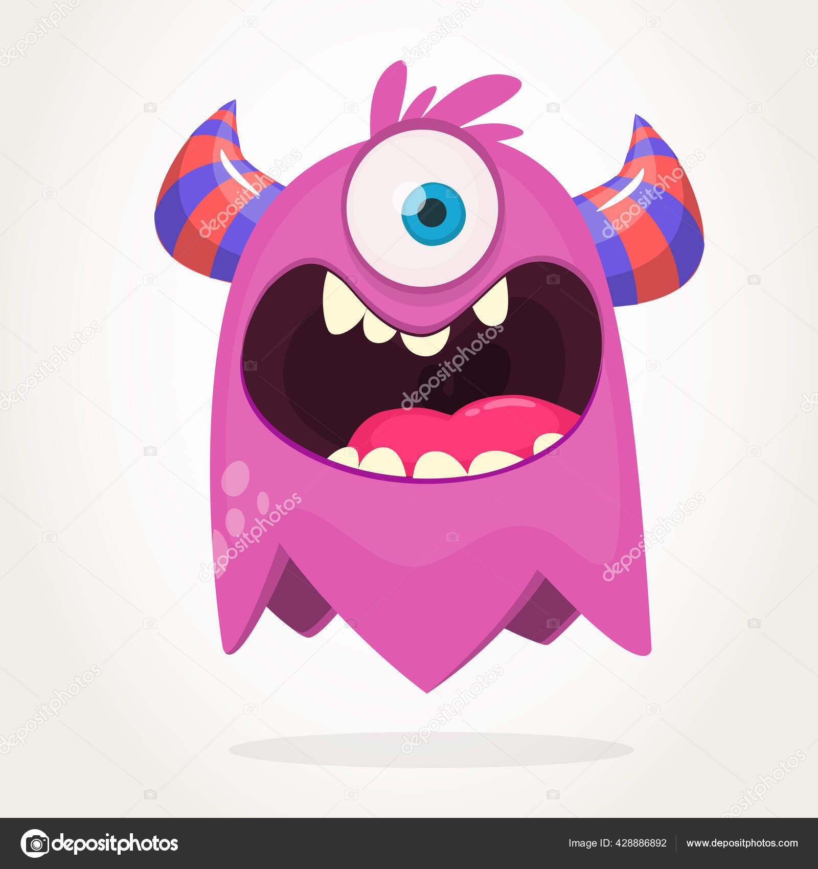 Pink Monster Clipart