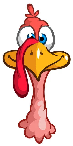 Cartoon Happy Cute Thanksgiving Turkey Bird Vector Illustration ...