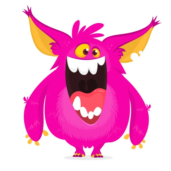 Monster Kartun Yang Lucu Set Monster Kartun Hantu Goblin Bigfoot Vektor ...