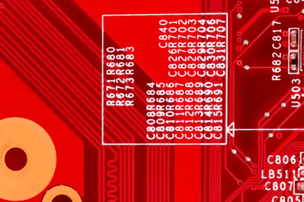 Panneau rouge pcb Stock Photos, Royalty Free Panneau rouge pcb Images ...