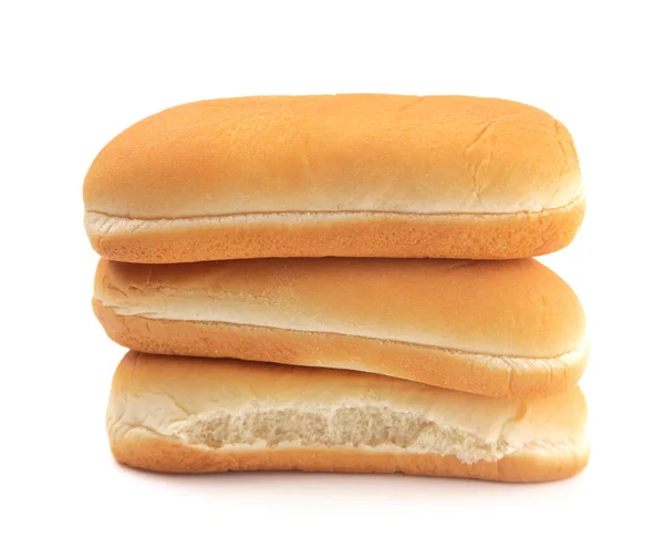 Pan Perro Caliente Sobre Fondo Blanco — Foto de stock #463593262 ...