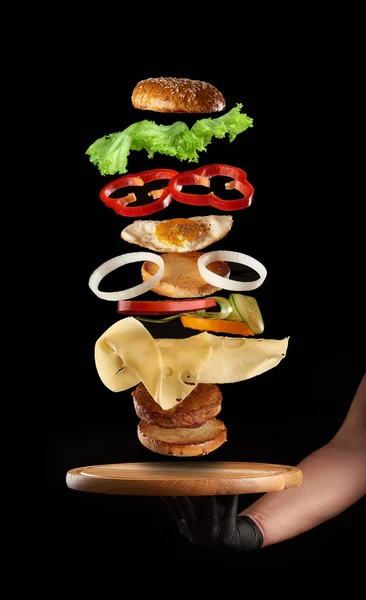 Burger rotating Stock Photos, Royalty Free Burger rotating Images ...