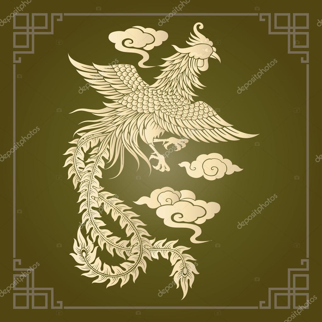 Chinese Phoenix Vector