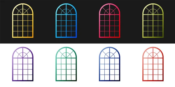 Arched window outline Vector Art Stock Images | Depositphotos