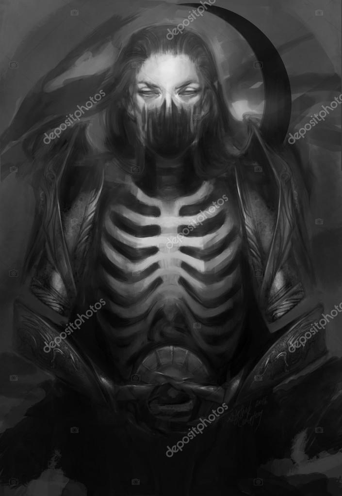 Abstract death art Tuesday 13 design Stock Illustration by ©Profmailer ...