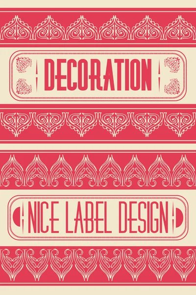 Cool vector vintage golden label for design and logo with signature ...