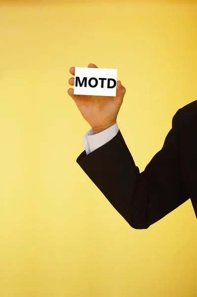 MOTD meaning Message Of The Day - Stock Image - Everypixel