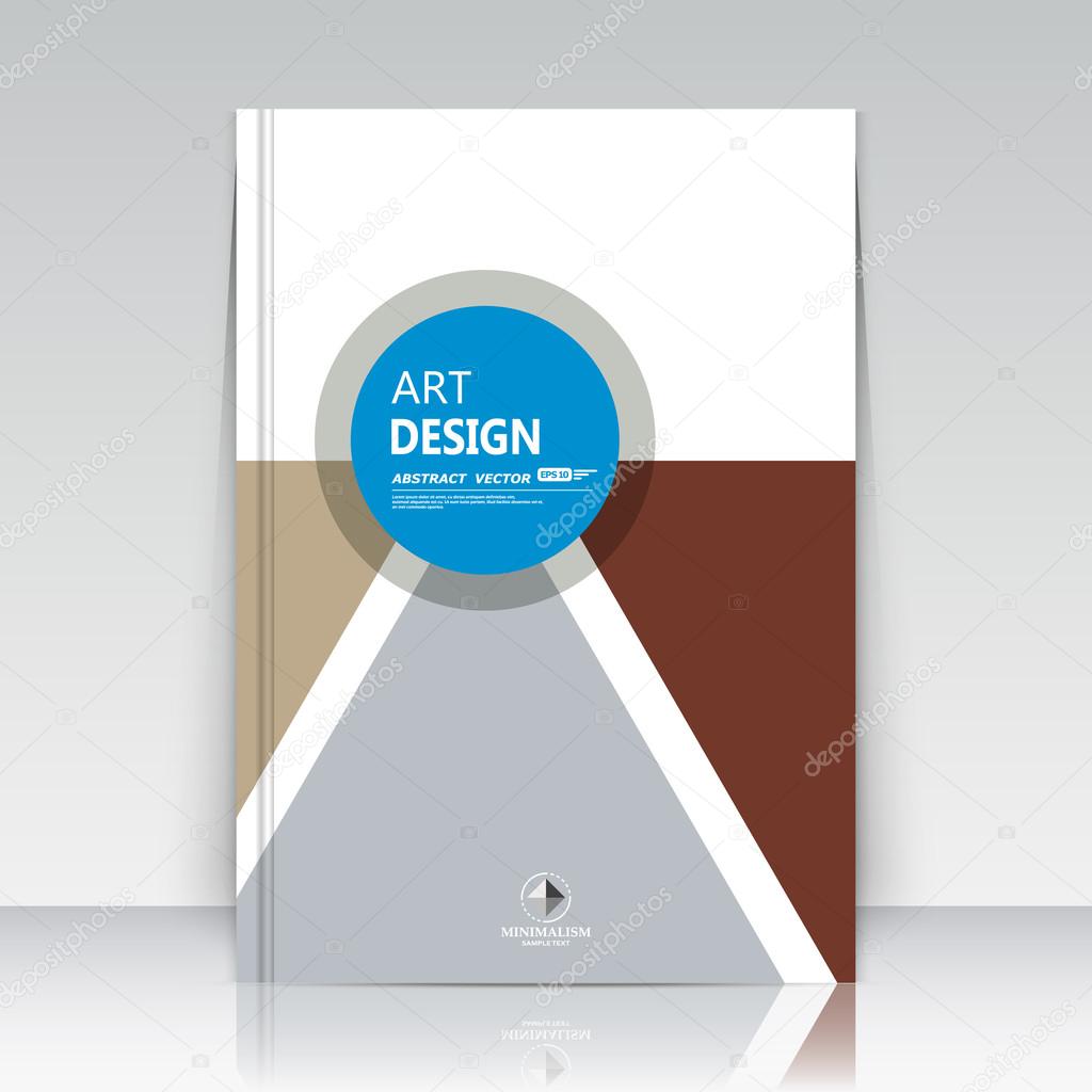 Abstract blurb theme. Text frame surface. A4 brochure cover design ...