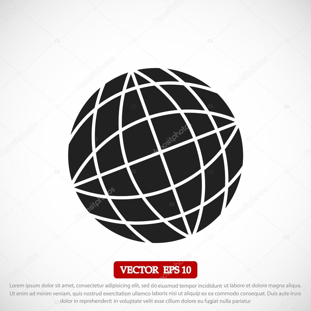 Globe earth icon Stock Vector by ©SimVA 101101802