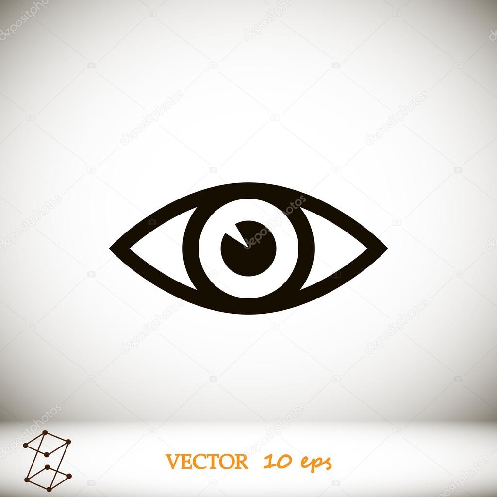 Human eye icon Stock Vector Image by ©SimVA #102839112