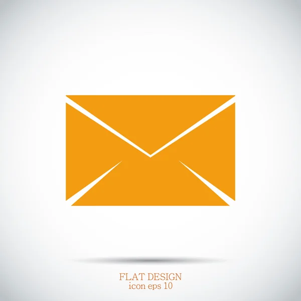 Simple envelope icon Stock Vector Image by ©SimVA #129836420