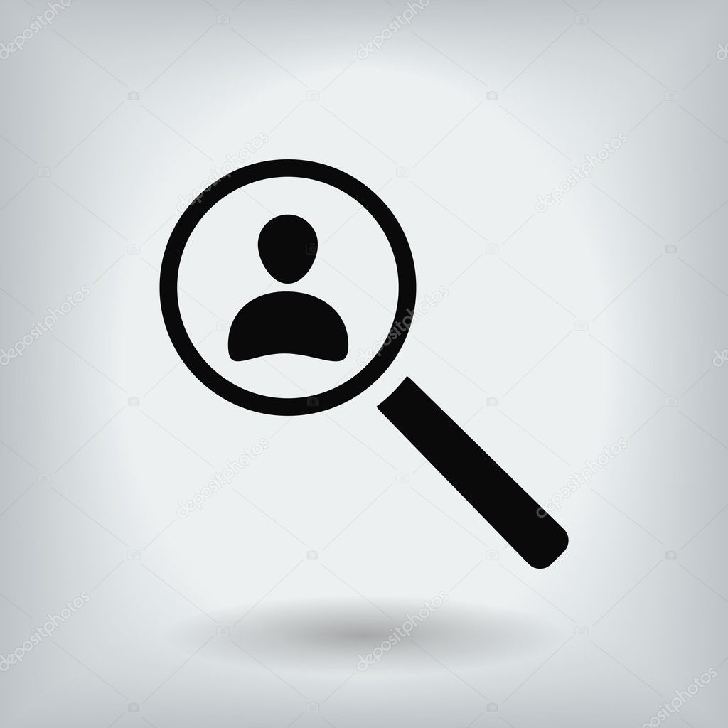 Find people icon Stock Vector Image by ©SimVA #109130374