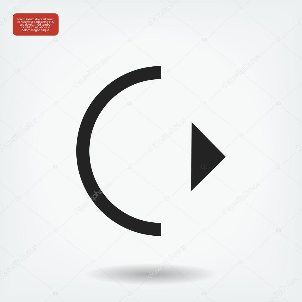 Play button icon Stock Vector Image by ©SimVA #109154346