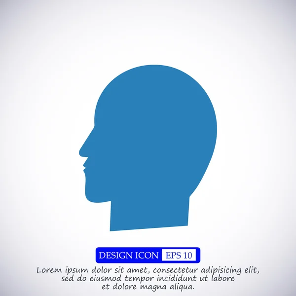Human head icon Stock Vector Image by ©SimVA #141015496