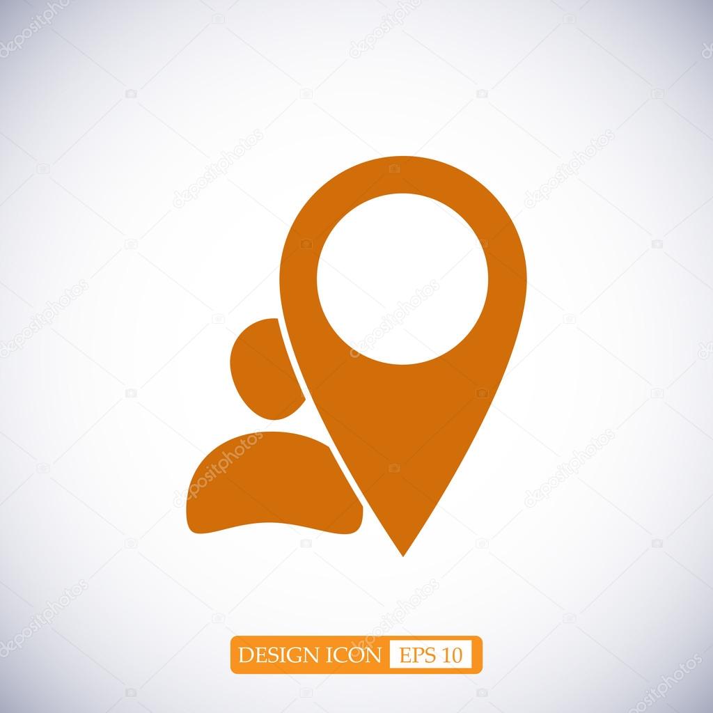 Pointer flat icon Stock Vector by ©SimVA 112863906