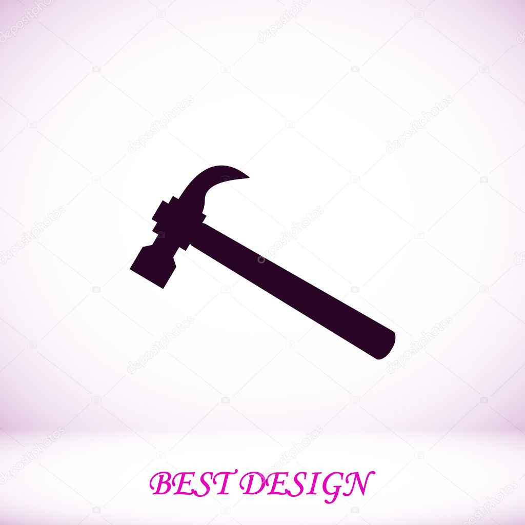 Hammer vector icon Stock Vector Image by ©SimVA #114784510 Hammer vector icon Stock Vector Image by ©SimVA #114784510