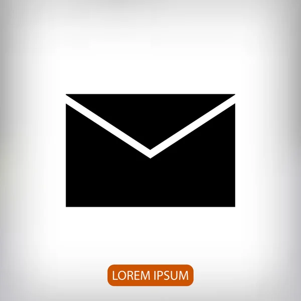 Black envelope icon Stock Vector Image by ©SimVA #113933396