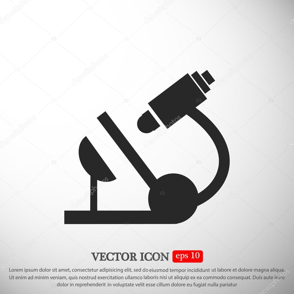 Laboratory microscope icon Stock Vector by ©SimVA 115570132