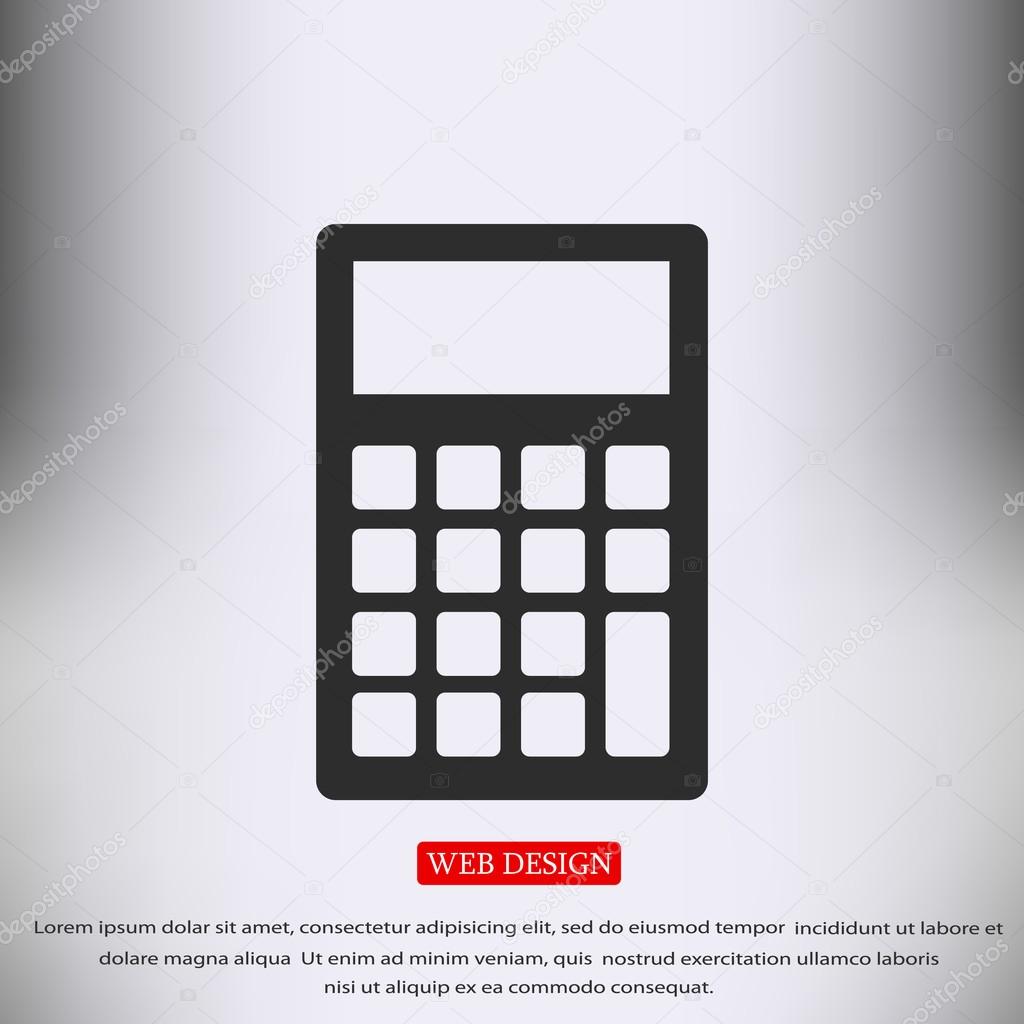 Electronic calculator icon Stock Vector Image by ©SimVA #115570808