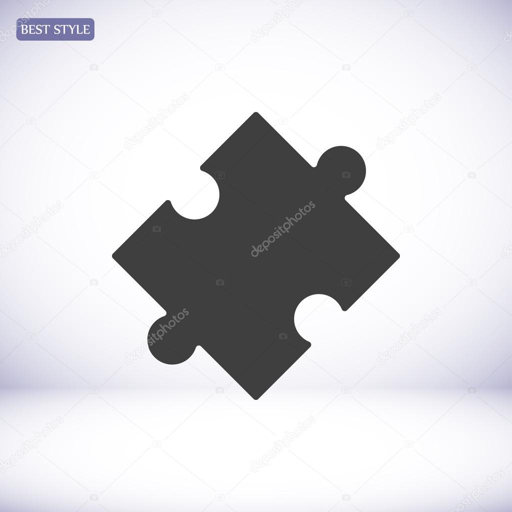 Puzzle piece icon Stock Vector Image by ©SimVA #116958428