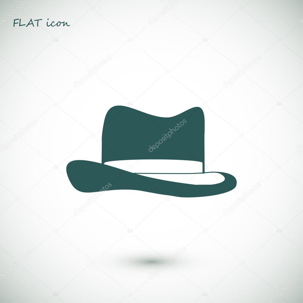 Retro hat icon Stock Vector Image by ©SimVA #116962692