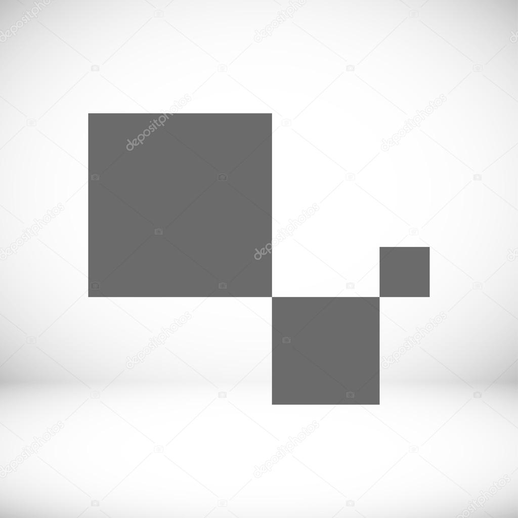 Cube flat icon Stock Vector Image by ©SimVA #117426272
