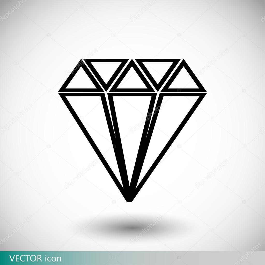 Simple Diamond Vector