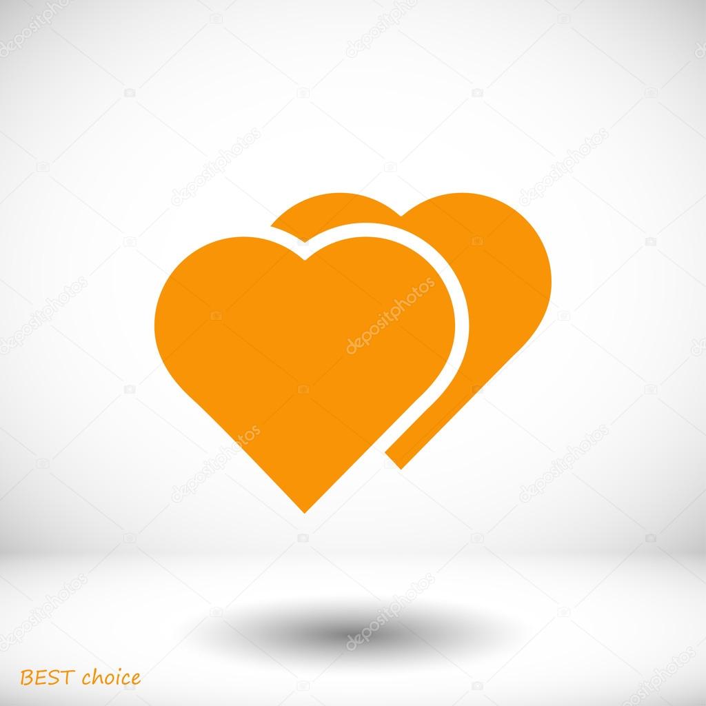 Heart symbol icon Stock Vector Image by ©SimVA #120567168