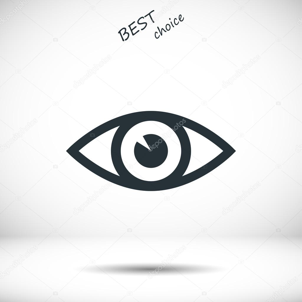 Human eye icon Stock Vector Image by ©SimVA #121220020