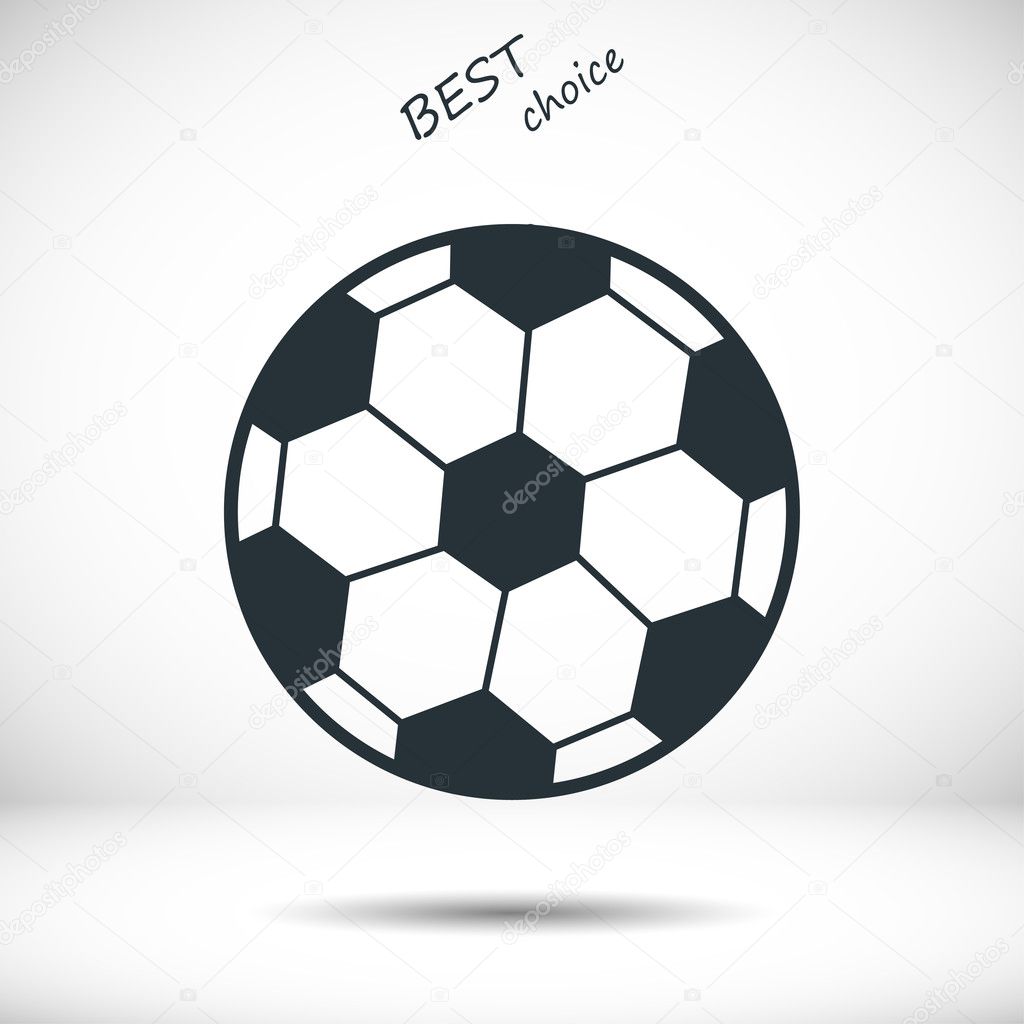 Classic soccer ball icon Stock Vector by ©SimVA 121220422