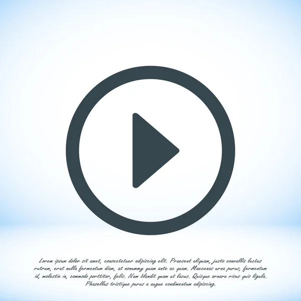 Play button of media player Stock Vector by ©SimVA 153785492