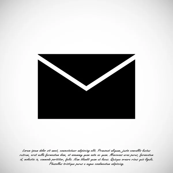 Black envelope icon Stock Vector Image by ©SimVA #113933396