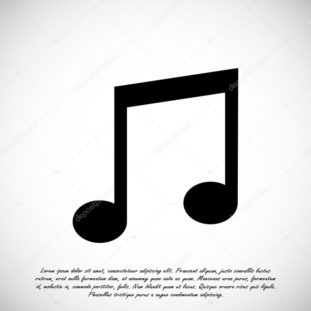 Music notes icon Stock Vector Image by ©SimVA #122485928