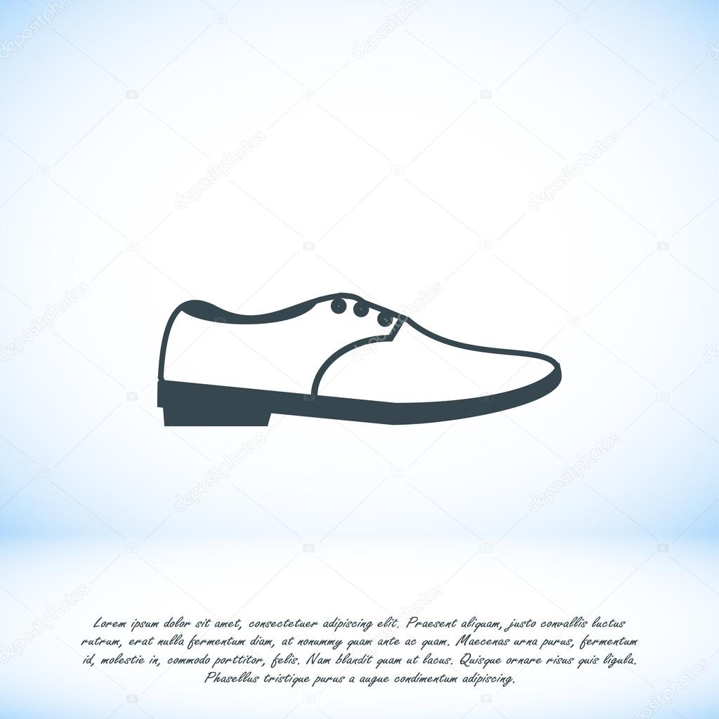 Zapato icono plano Vector de stock #122490110 de ©SimVA