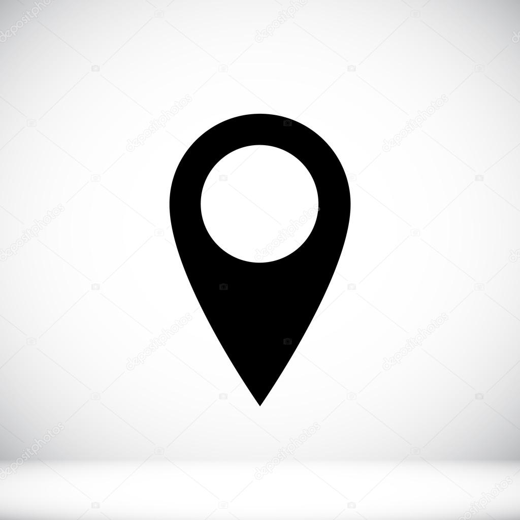 Pointer Location Icon — Stock Vector © Simva 122799232