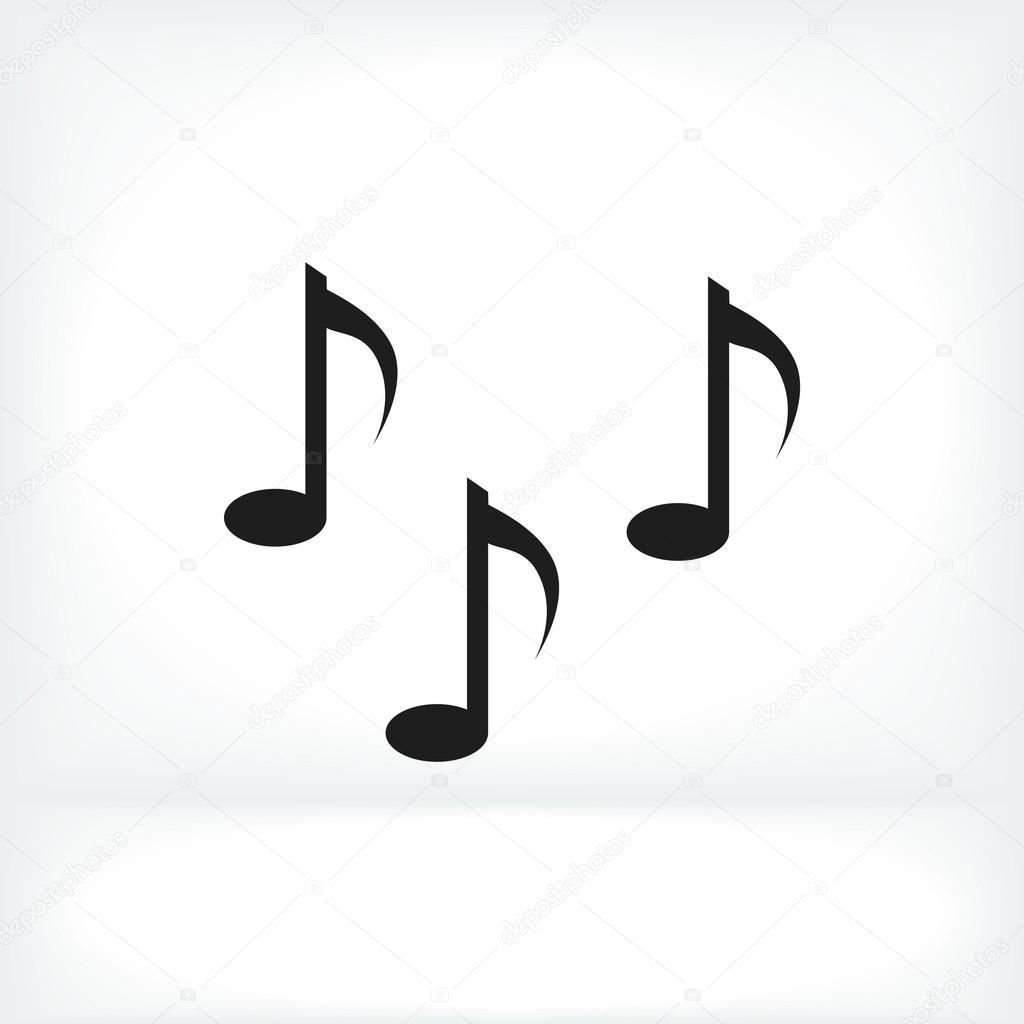 Música notas icono Vector de stock #122802552 de ©SimVA