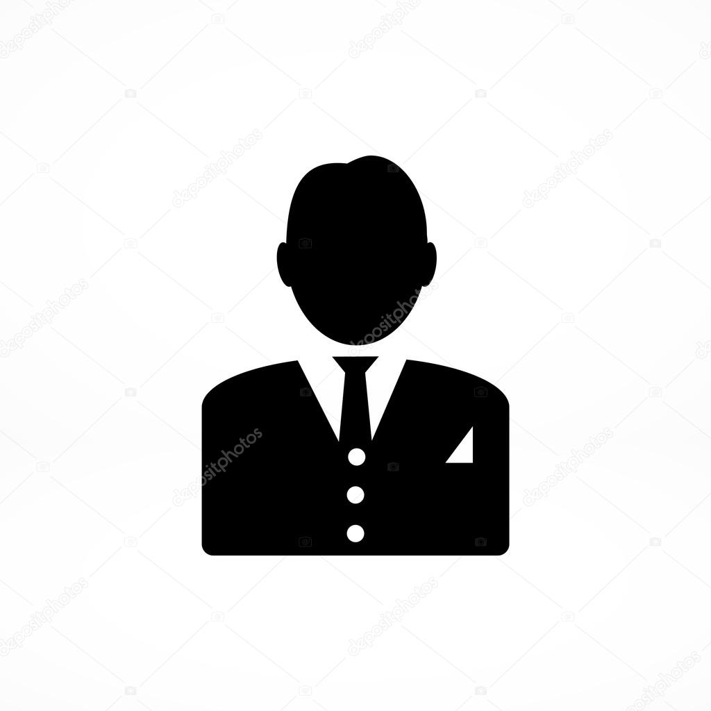 Hombre de negocios avatar icono Vector de stock #124297682 de ©SimVA