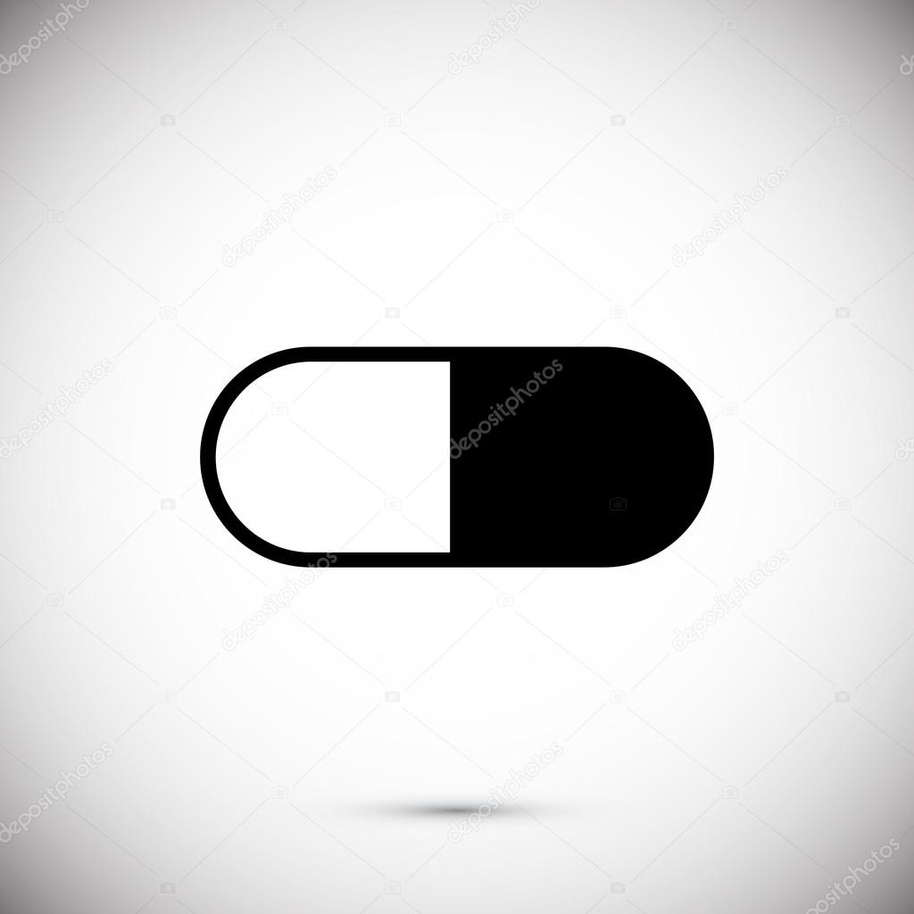 Medical capsul icon Stock Vector Image by ©SimVA #96382308