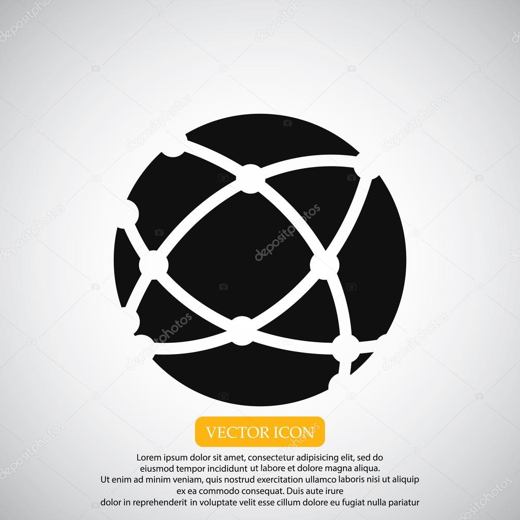 Global technology icon Stock Vector Image by ©SimVA #96927950