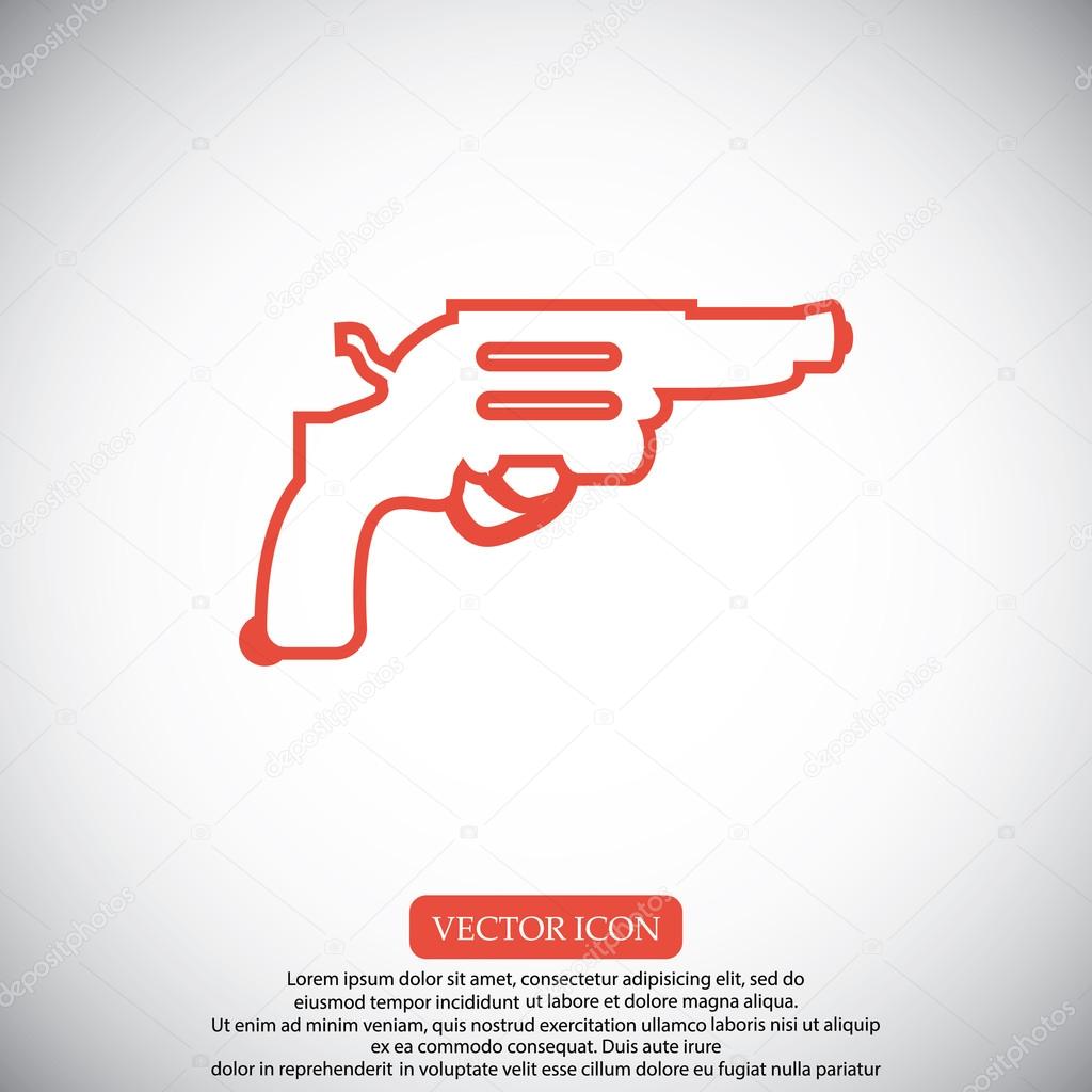 Револьверное оружие Векторное изображение ©SimVA 97057128