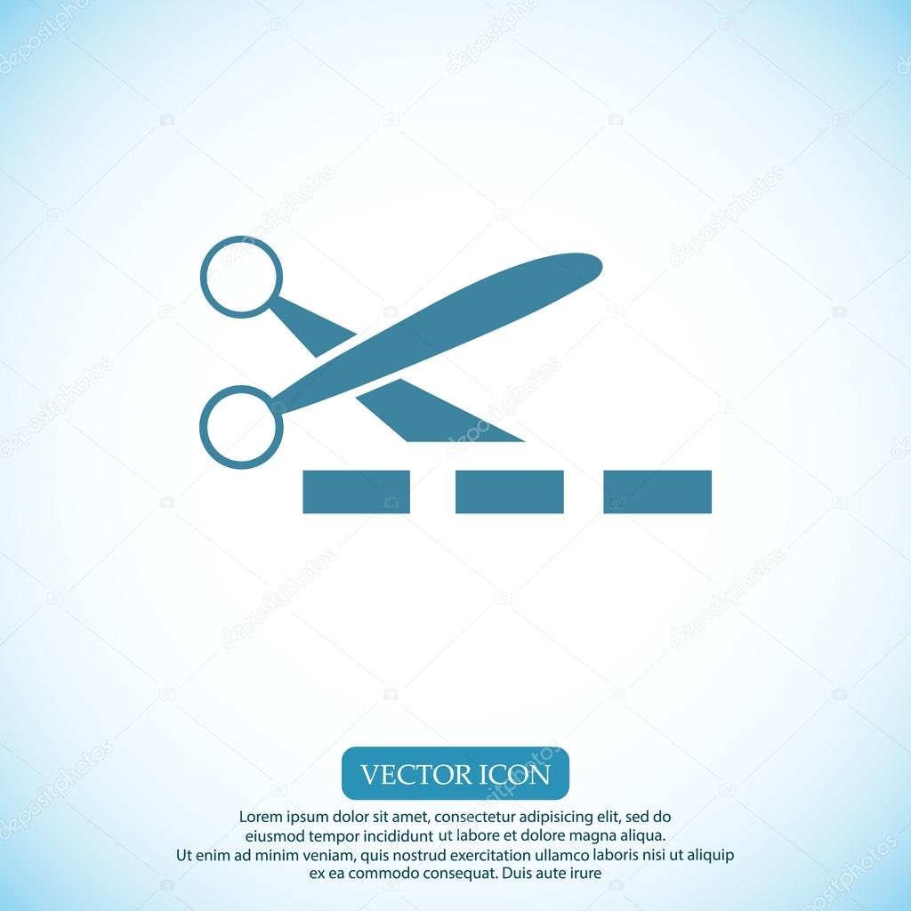 Tijeras vector icono Vector de stock #97197948 de ©SimVA