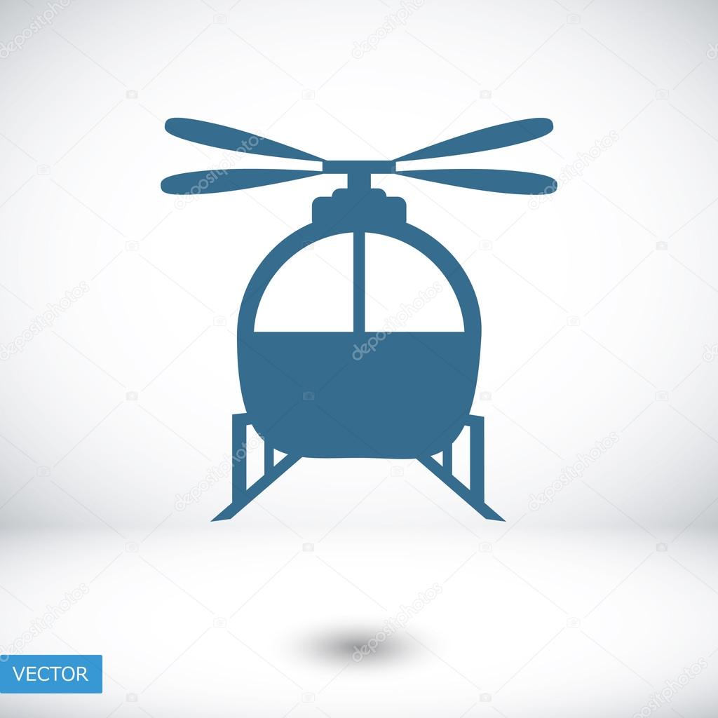 Transportation helicopter icon Stock Vector Image by ©SimVA #98326580