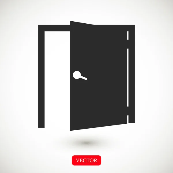 Open Door Icon Vector