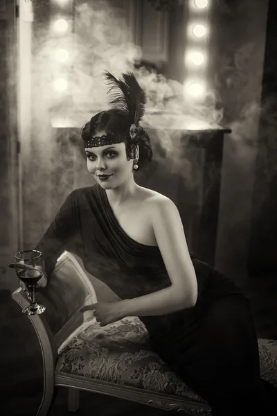 Flapper girl Stock Photos, Royalty Free Flapper girl Images | Depositphotos