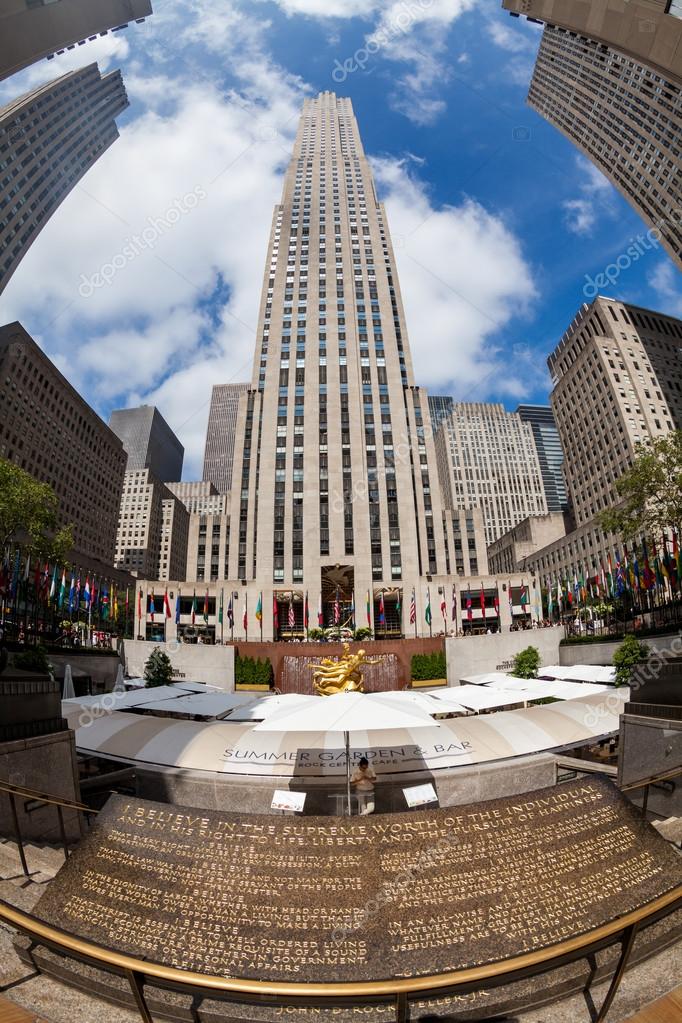 Exterior views of the Rockefeller center – Stock Editorial Photo ...