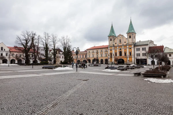 Main square in the city centre of Zilina – Stock Editorial Photo ...
